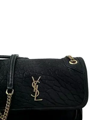 Saint Laurent Niki Mini In Grained-lambskin Shoulder Bag