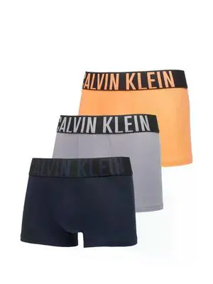 Calvin Klein Logo-waistband Trunks - Orange