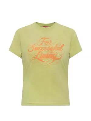 DIESEL® T-ila-aa4 Slogan-print Cotton T-shirt