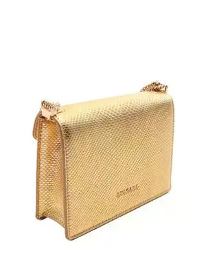 BVLGARI 2010-2026 Lizard Embossed Leather Serpenti Crossbody Bag