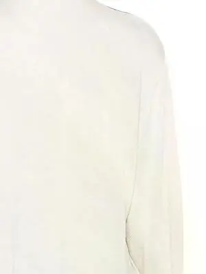 Soft Goat Crew-neck Drop-shoulder Sweater