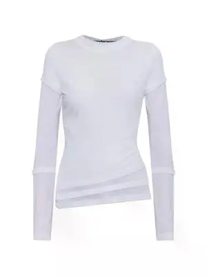 Alexander Wang Layered Long-sleeve T-shirt - White