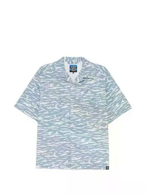 AGNES B. All-over Graphic-print Shirt - Blue
