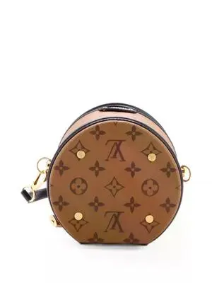 LOUIS VUITTON Cannes Handbag Reverse Monogram Canvas Satchel