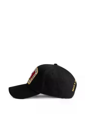 Dsquared2 Distressed Logo-patch Baseball Cap