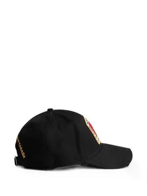 Dsquared2 Distressed Logo-patch Baseball Cap