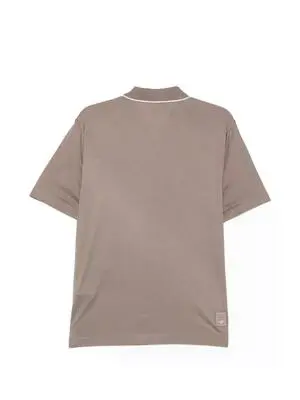 Emporio Armani Travel Essential Lyocell Blend Jersey Polo - Brown