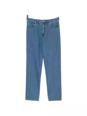 AGNES B. Logo-embroidered Jeans