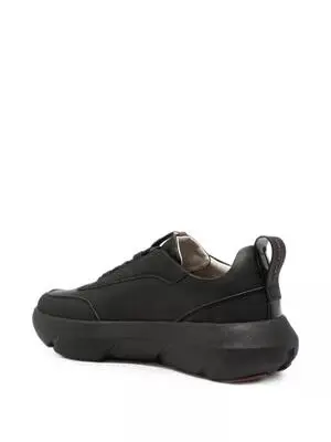 ALEXANDER SMITH Chunky-sole Leather Sneakers - Black