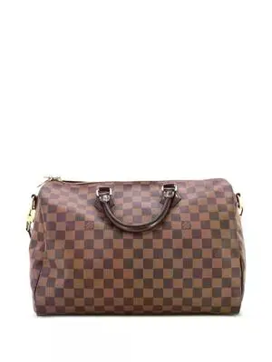 LOUIS VUITTON Speedy Bandouliere Bag Damier 35 Satchel - Brown