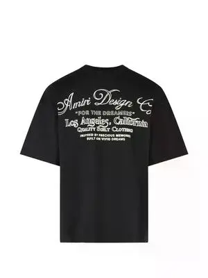 Amiri Dreamers Chain Cotton T-shirt - Black
