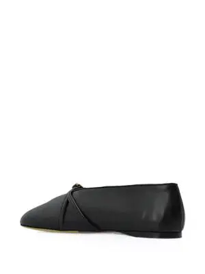 Moschino Leather Ballerinas