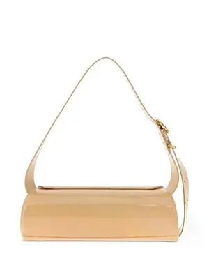 JIL SANDER Skin Pink Leather Small Cannolo Shoulder Bag - Neutrals