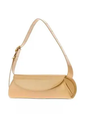 JIL SANDER Skin Pink Leather Small Cannolo Shoulder Bag