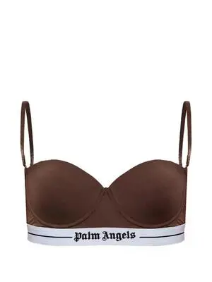 Palm Angels Bra With Detachable Straps Brown