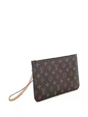 LOUIS VUITTON Neverfull Pochette Monogram Canvas Large Pouch
