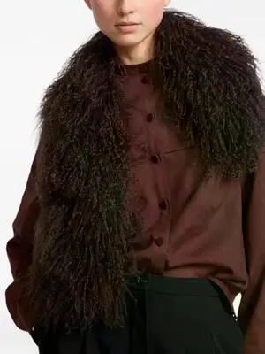 YVES SALOMON Mongolian Shearling Scarf