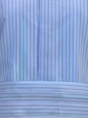 Sacai Striped Poplin Buckle-fastening Shirt