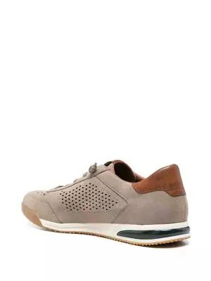 BUGATTI Perforated Panel Sneakers - Neutrals