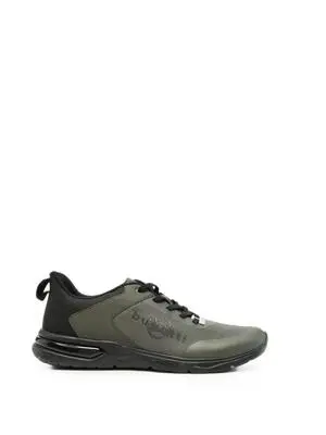 BUGATTI Logo-print Panelled Sneakers - Green