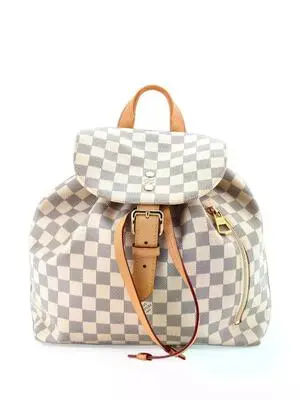 LOUIS VUITTON Sperone Damier Backpack - White