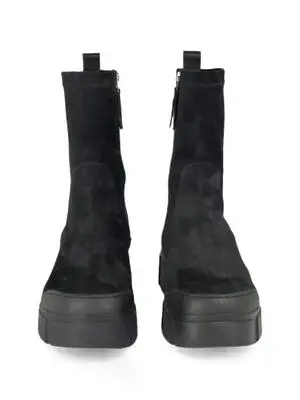 VIC MATIE Suede Chunky-sole Ankle Boots