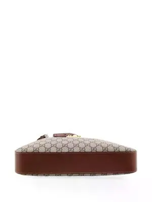 Gucci Padlock Chain Gg Coated Canvas With Leather Medium Shoulder Bag