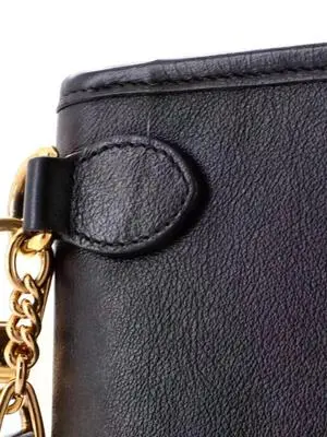 Gucci Rajah Web Chain Shoulder Bag Leather Small Crossbody Bag