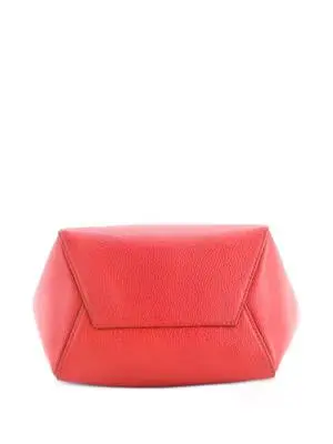 Celine Sangle Seau Bag Calfskin Small Shoulder Bag - Red