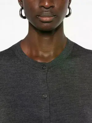 ELEH Button-up Wool Cardigan