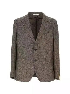 Tagliatore Tweed Single-breasted Blazer