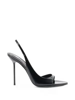 Paris Texas Lidia Patent Leather Sandals - Black