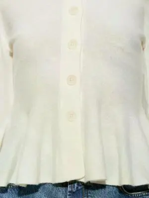 ROTATE BY BIRGER CHRISTENSEN Sculptured Knit Cardigan