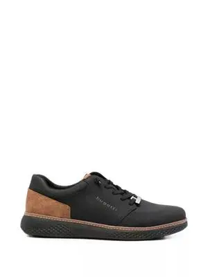 BUGATTI Perforated Panelled Sneakers - Black