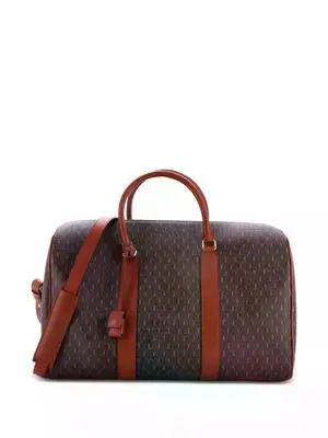 Saint Laurent Le Monogramme Coated Canvas And Leather Duffle Bag