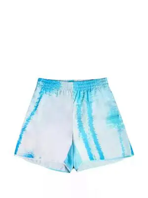 BLUE SKY INN Shadow Graphic-print Shorts - White