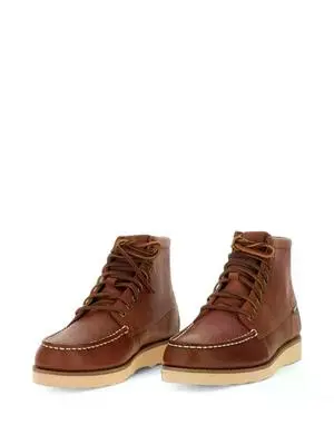 SEBAGO Tumb Moc-toe Lace-up Boots