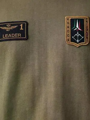 AERONAUTICA MILITARE Patch-detail Long-sleeve T-shirt