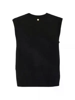 Liu Jo Argyle Pattern Sleeveless Top