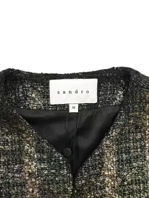 Sandro Metallic Tweed Blazer