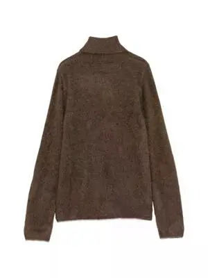 P.a.r.o.s.h Roll-neck Knitted Sweater - Brown