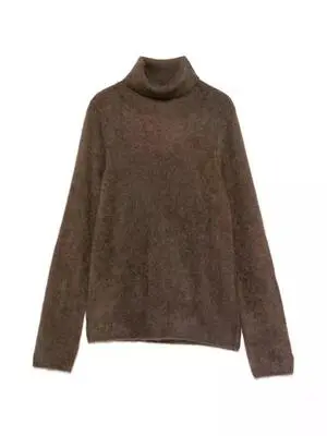 P.a.r.o.s.h Roll-neck Knitted Sweater - Brown