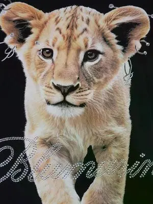 Blumarine Lion-print Crystal-embellished T-shirt - Black