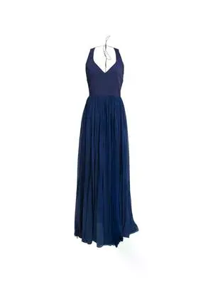 Emilio Pucci Pleated Maxi Dress - Blue