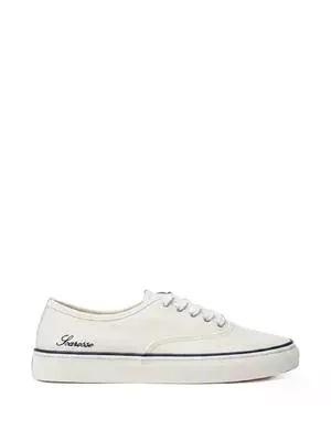 SCAROSSO Sirio Cotton-drill Sneakers - Neutrals