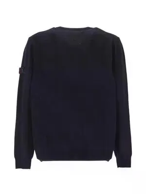 Peuterey V-neck Logo-patch Sweater