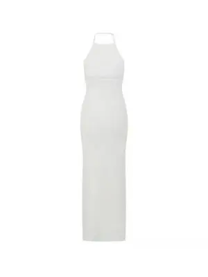 Jacquemus Tablier Midi Dress - White