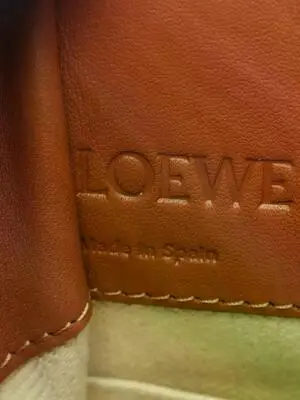 Loewe 2010-2026 Mini Leather Drawstring Hammock Bag Satchel
