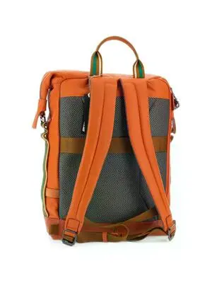 SCHARLAU Blondin Leather Backpack - Orange