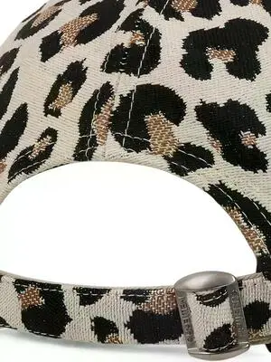 New Era Leopard-print Cotton Cap